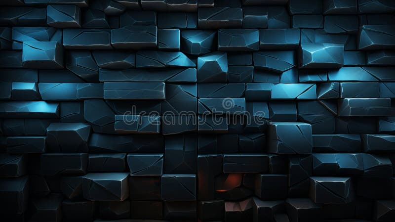 Blue and Red 3d Blocks Wallpapers Hd Wallpapers Stock Illustration ...