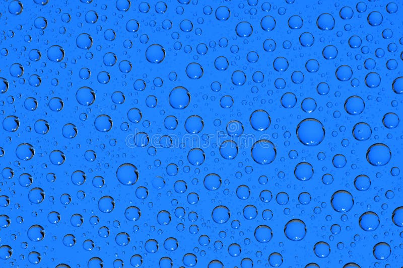 Dark Blue Water Drops Background Stock Image - Image of raindrop ...