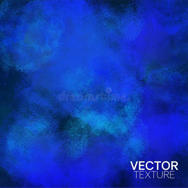 Dark Blue Watercolor Texture Vector Background Stock Vector ...