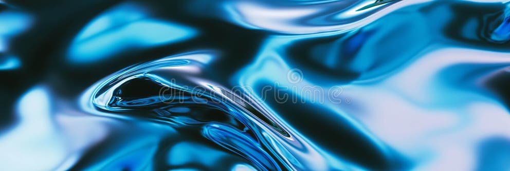 Dark Blue Wave Pattern with Smooth Texture and Reflective Sheen Effect ...