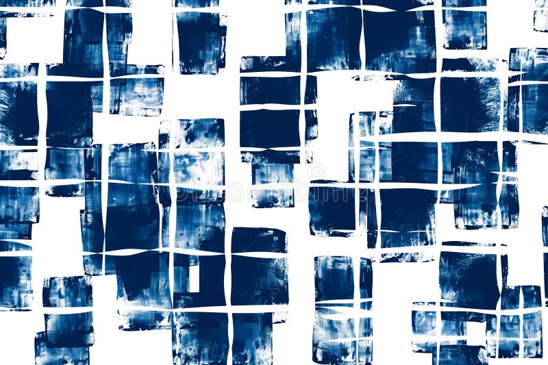 Dark Blue White Pattern. Chaotic. Geometric Shape Background for Design ...