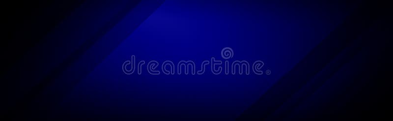Dark Blue Wide Banner Background Stock Illustration - Illustration of ...