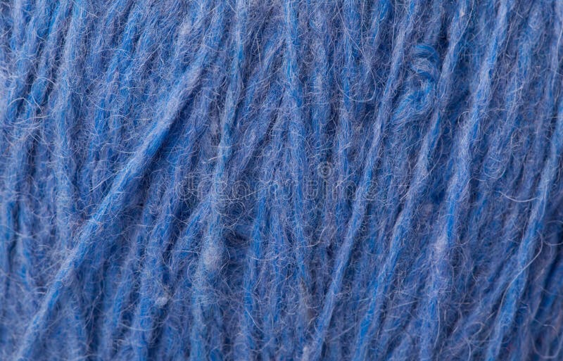Dark blue woollen thread stock photo. Image of material - 13343598