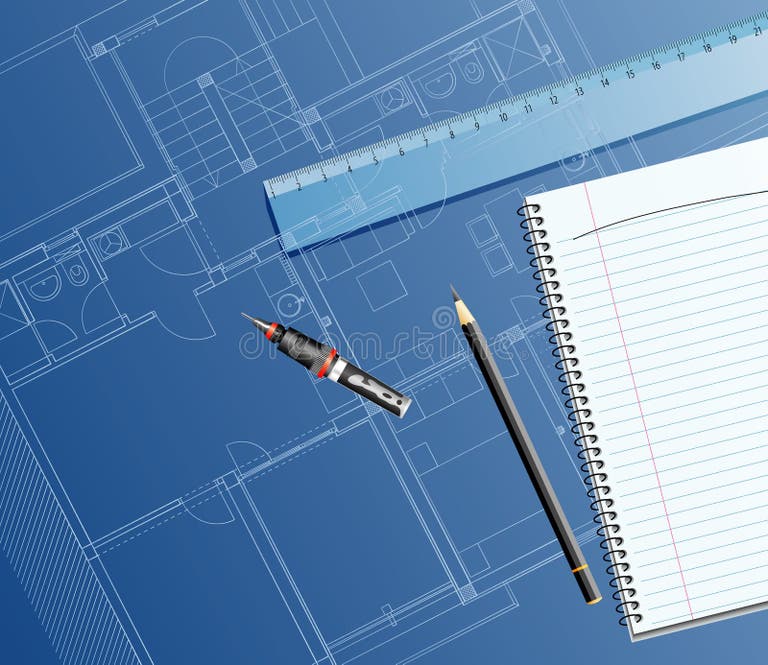 House Blueprint Clip Art Stock Illustrations – 307 House Blueprint Clip ...