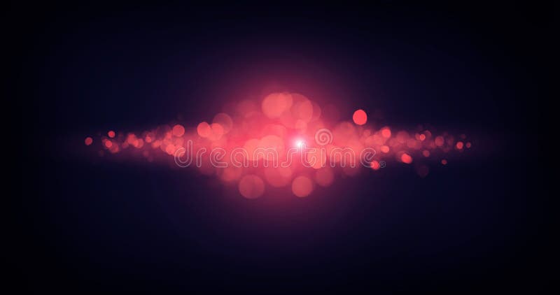 Dark Bokeh Background with a Bright Flash of Light, Light Effect Stock ...