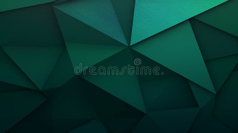 Dark Bottle Green Teal Jade Abstract Background. Geometric Shape. 3d ...