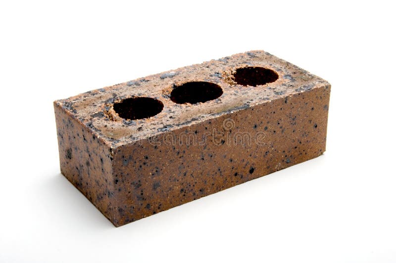 Dark Brick stock photo. Image of construction, clay, hole - 8233424