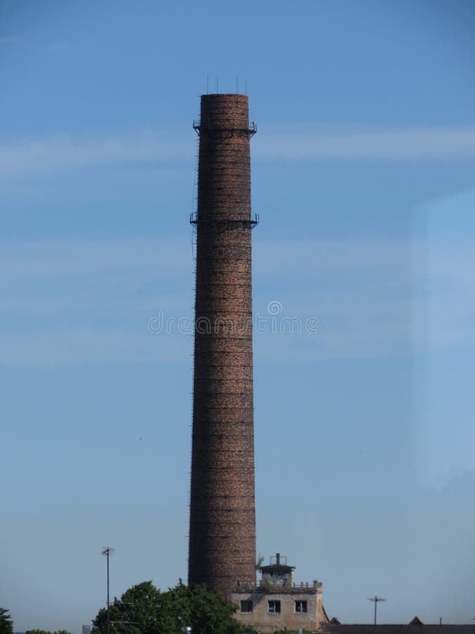 Dark brick chimney stack stock photo. Image of dirt, chimney - 25428174