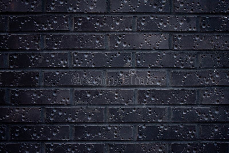 Dark brick wall background stock image. Image of building - 932657