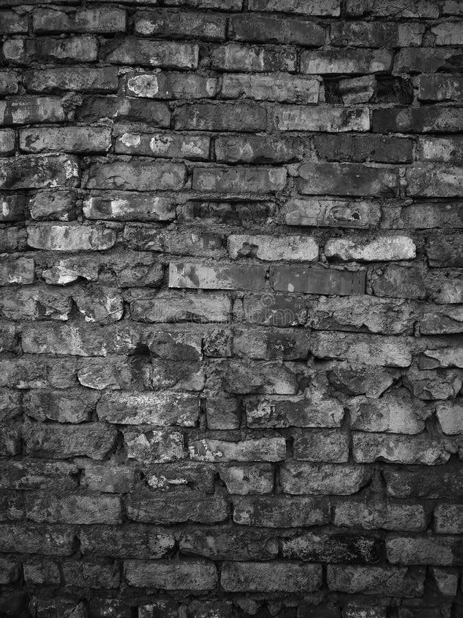 Dark brick wall background stock photo. Image of tile - 52416844