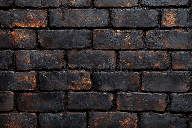 Dark Brick Wall Texture Background Gothic Architecture Design Stock ...
