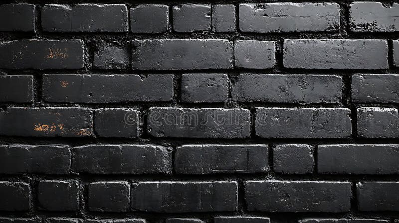 Dark Brick Wall Texture Seamless Pattern Close Up Interior Design ...