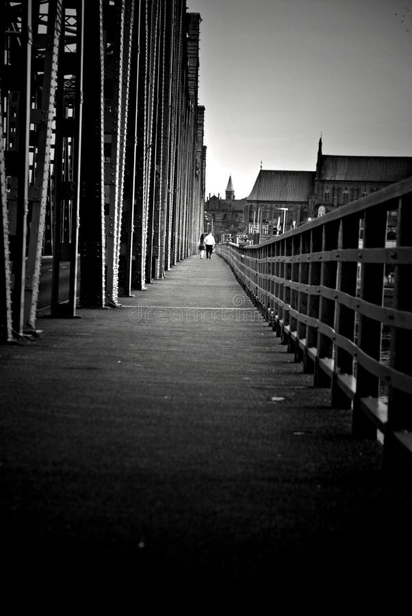 Dark bridge stock photo. Image of dark, poland, shadow - 77496282