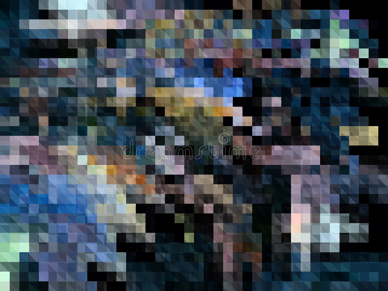 Dark with Bright Fragments Abstract Mosaic Background for Your Design ...