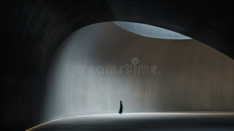 Dark and Brooding Underground Space: Contemporary Turkish Art Stock ...