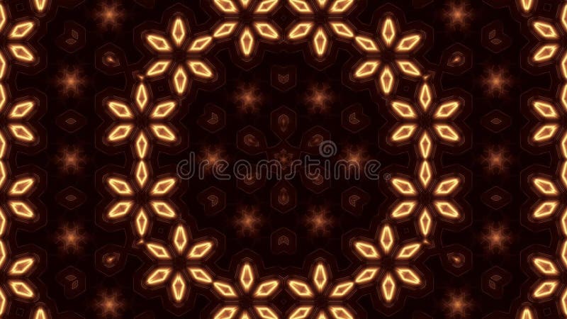 Dark Brown Backdrop with an Abstract Golden Glowing Pattern. Stock ...