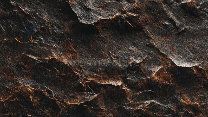 Dark Brown and Black Rock Texture Background Stock Illustration ...