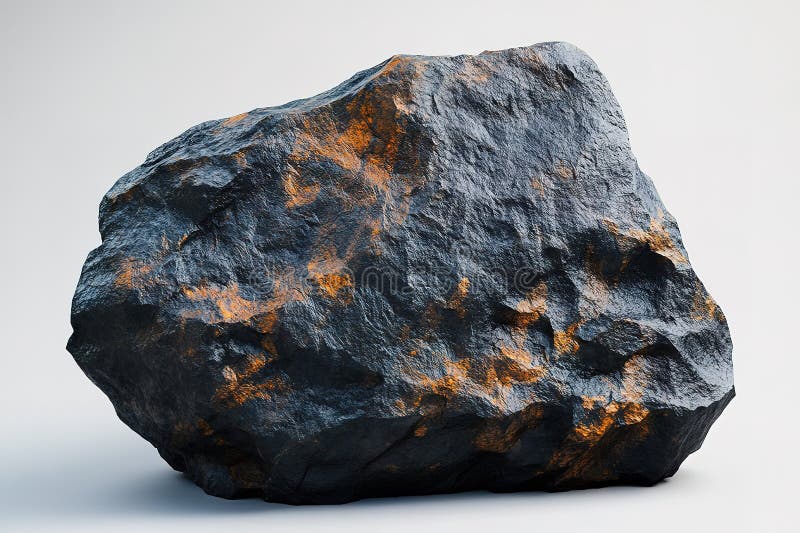 Dark Brown and Black Rock Texture: Photorealistic, High-Resolution ...