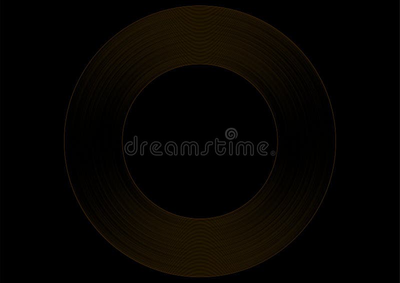 Dark Brown Circular Lines Abstract Geometric Tech Background Stock ...