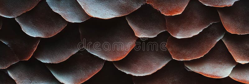 Dark Brown Cone Wafer Texture Featuring Densely Packed Hexagons and ...