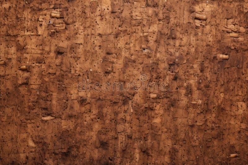 Dark brown cork panel stock image. Image of panel, supply - 297939441