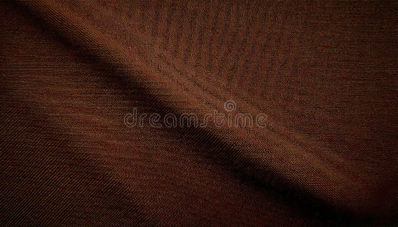 Dark Brown Fabric Texture with Natural Fibers, Seamless Textile Surface ...
