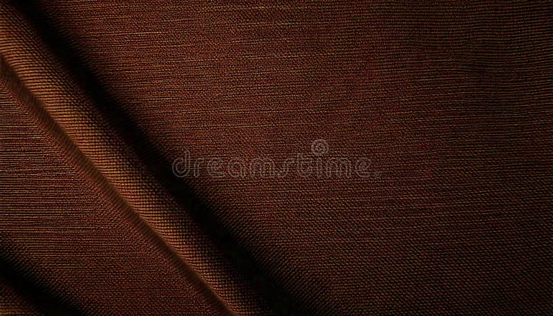 Dark Brown Fabric Texture with Natural Fibers, Seamless Textile Surface ...