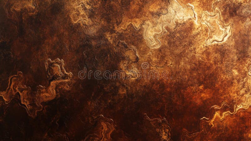 Dark Brown and Gold Abstract Texture Background Stock Illustration ...