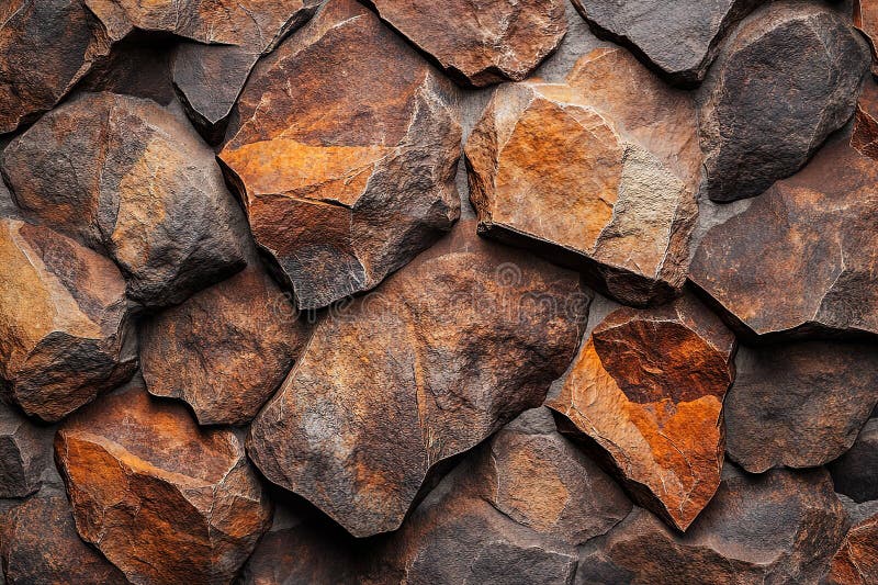 Dark Brown & Light Rock Texture: Photorealistic Stone Surface ...