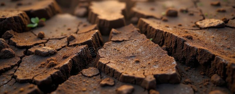 Dark Brown Mud with Visible Clumps and Cracks, Muddy, Ground Stock ...