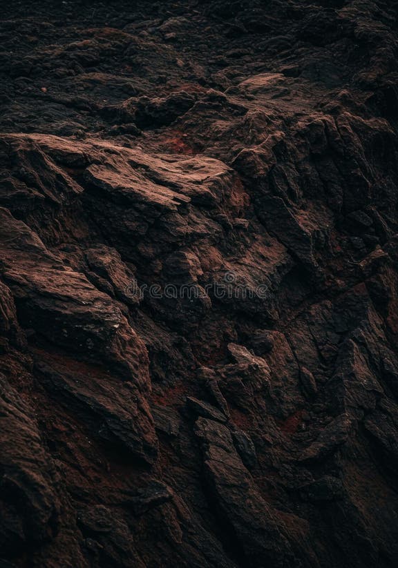Dark Brown Rock Texture Background Stock Illustration - Illustration of ...