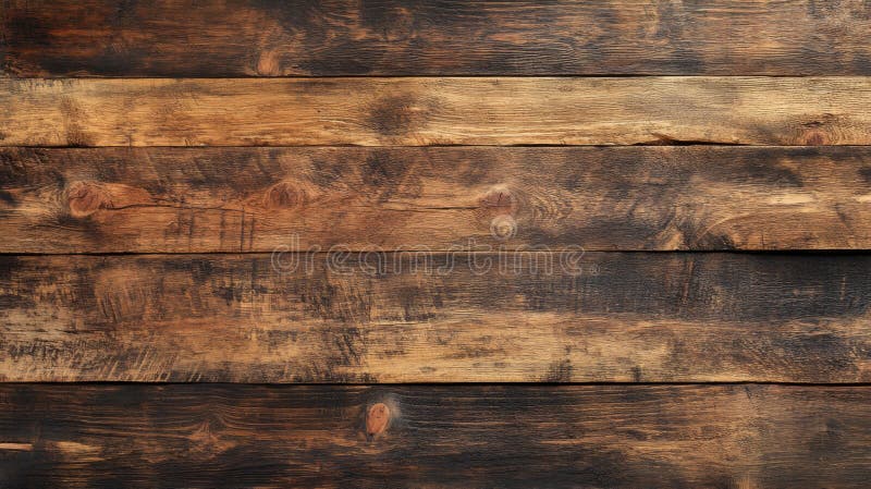 Dark Brown Rustic Weathered Wood Planks Texture Stock Illustration ...