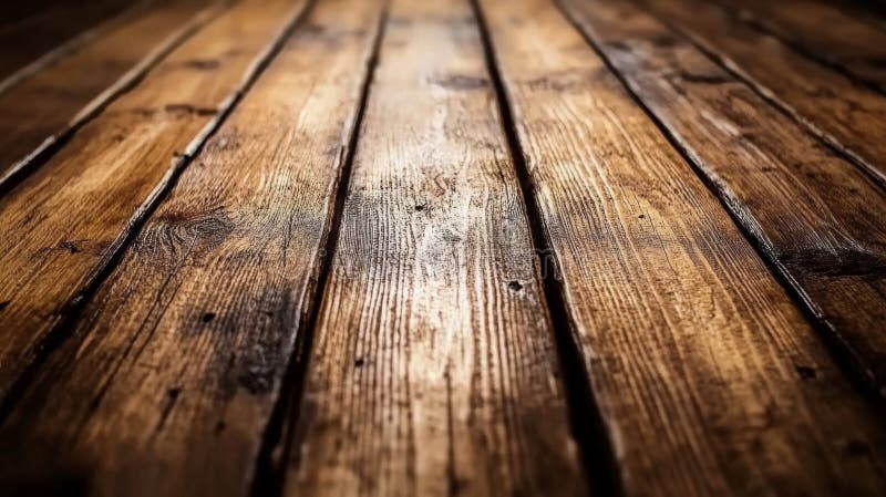 Dark Brown Rustic Weathered Wooden Planks Texture Stock Illustration ...