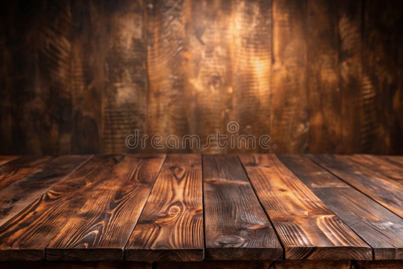 Dark Brown Rustic Wood Table Surface Texture Stock Illustration ...