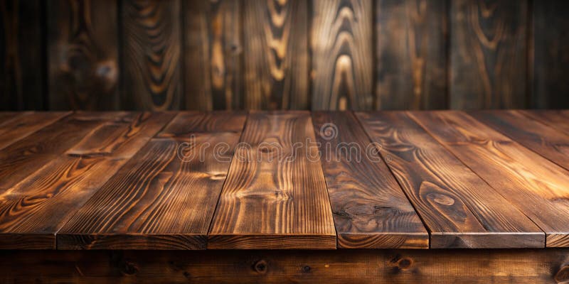 Dark Brown Rustic Wood Table Surface Texture Stock Illustration ...