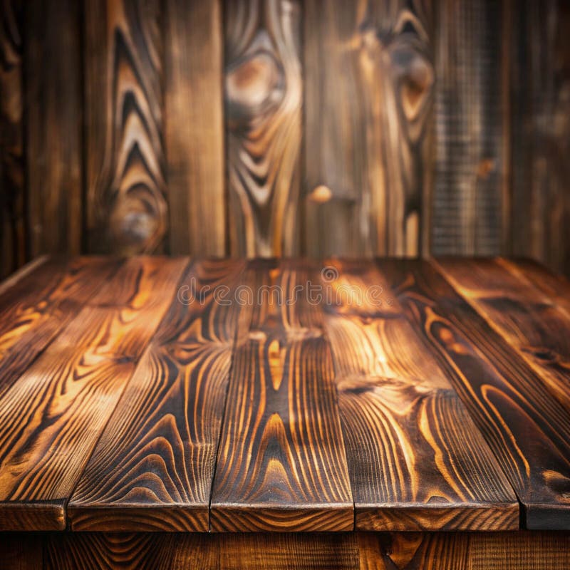 Dark Brown Rustic Wood Texture on Table Surface Stock Illustration ...