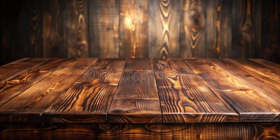 Dark Brown Rustic Wood Texture on Table Surface Stock Illustration ...