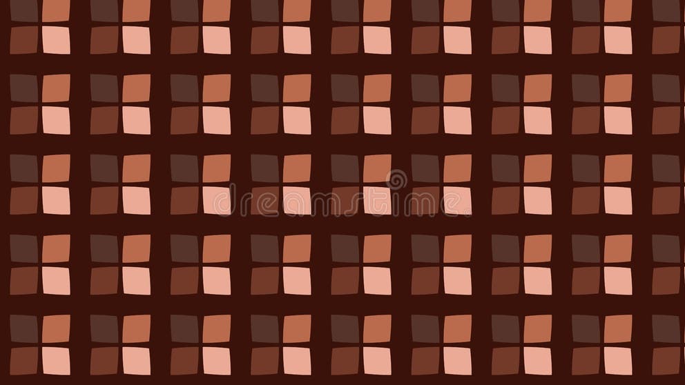 Dark Brown Square Pattern Background Illustration Stock Vector ...