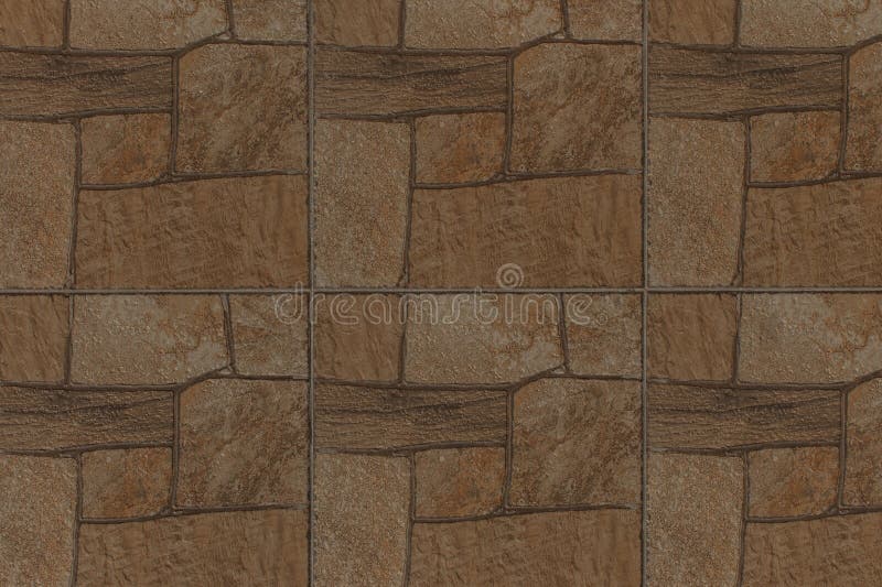 Dark Brown Stone Floor Tile Abstract Pattern Wall Texture Background ...