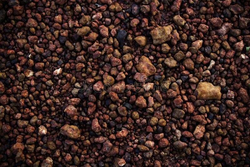 Dark Brown Stone Texture, Gravel Stock Image - Image of pebble, texture ...