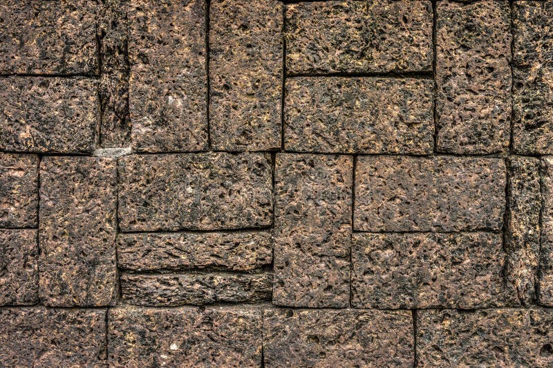 Dark brown stone wall stock image. Image of decorative - 42180953
