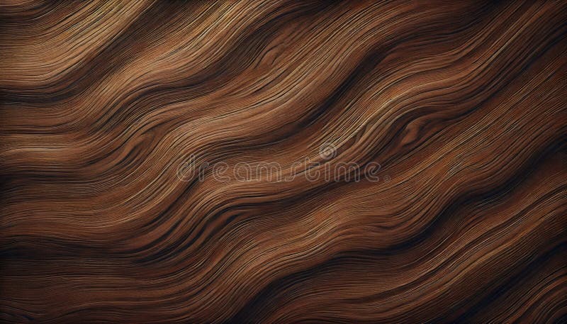 Dark Brown Wood Grain Texture with Flowing, Wavy Patterns. Perfect for ...