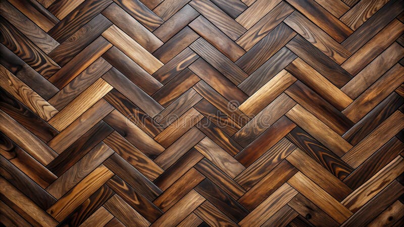 Dark Brown Wood Herringbone Pattern Texture Elegant Flooring Design for ...
