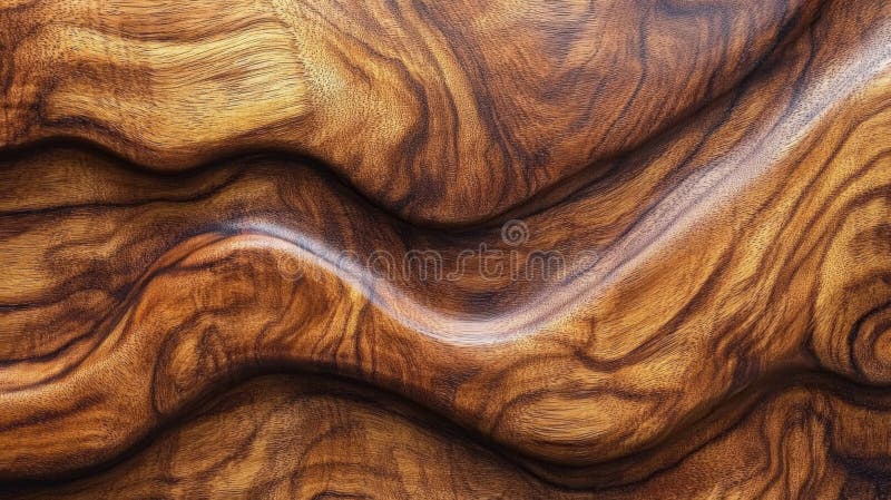 Dark Brown Wood Texture with Wave Pattern Stock Illustration ...