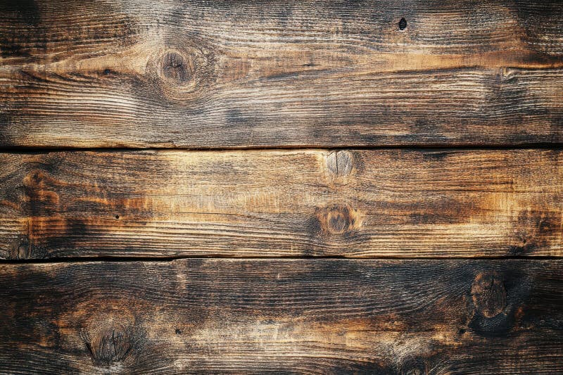 Dark Brown Wooden Planks Rustic Texture Background Stock Illustration ...