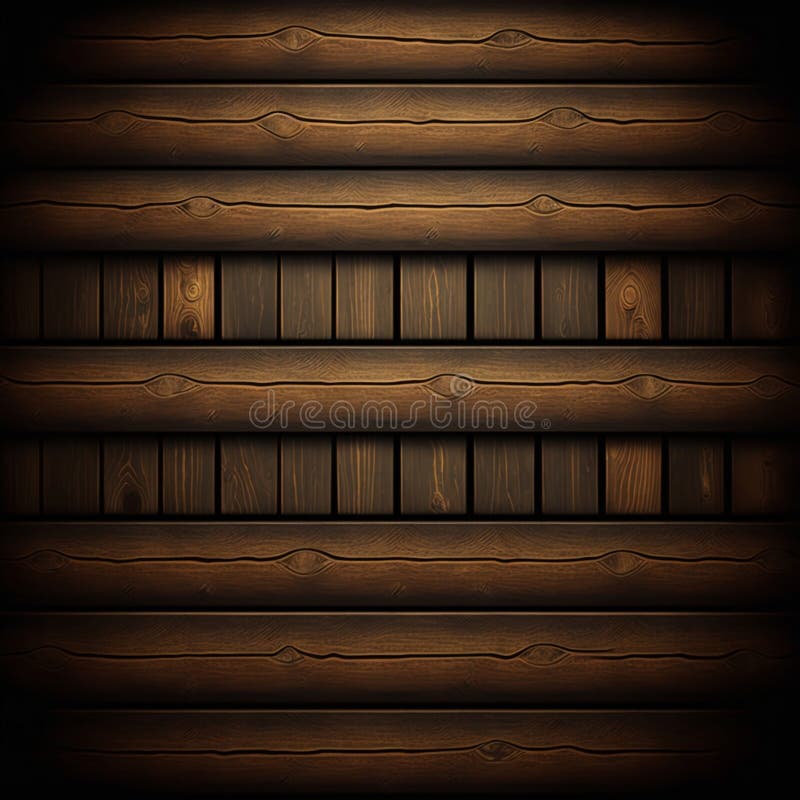 Dark Brown Wooden Texture Background: Rustic Cabin Wall Design Stock ...