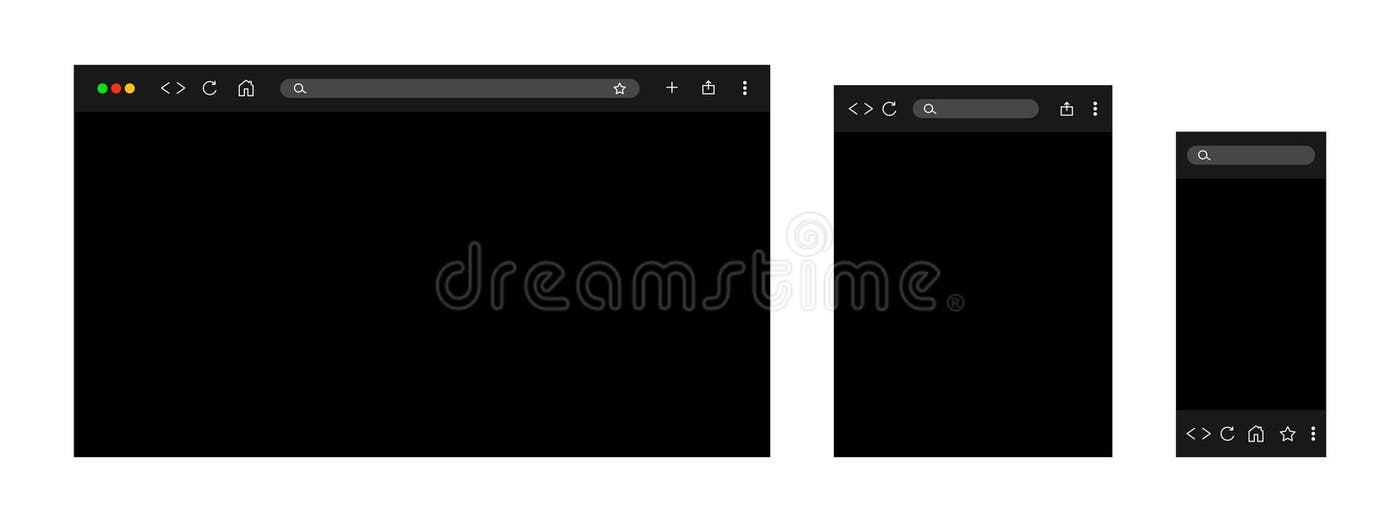 Mockup Desktop Browser Stock Illustrations – 1,426 Mockup Desktop ...