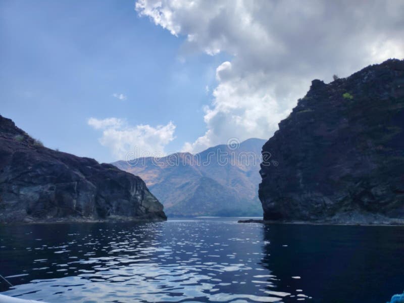 The Dark Calm Water for Relaxing Feelings, Calm and Adventure Stock ...