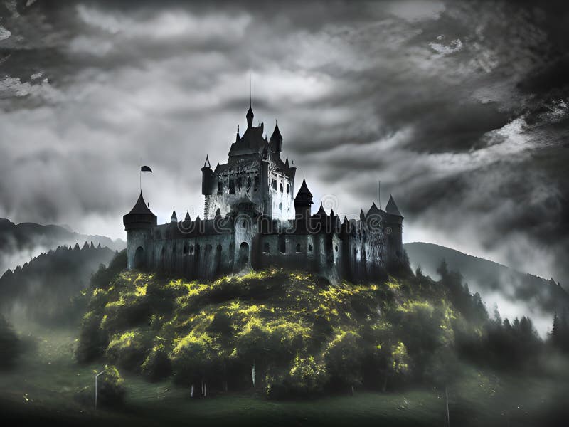 Ancient Red Moon Castle Stock Illustrations – 108 Ancient Red Moon ...