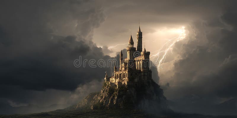 Fantasy Castle Wallpapers Background 377 Castle Fantasy Rainbow Stock